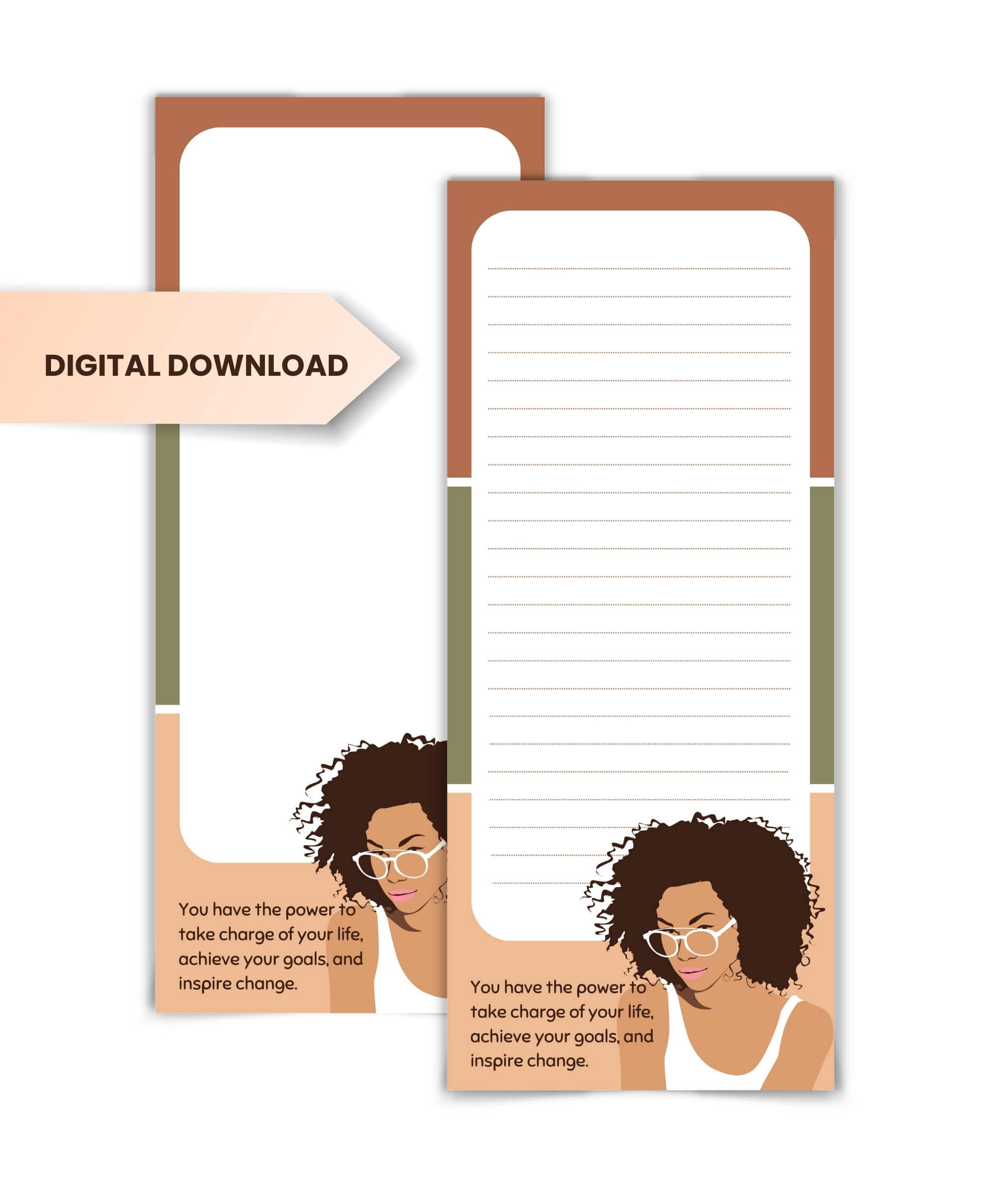 Power To Take Charge Notepad – Christian Motivational & Printable Products