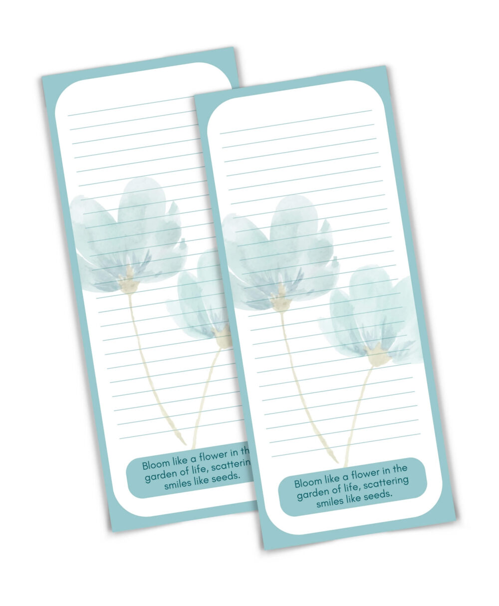 Bloom Like a Flower Notepad - Christian Motivational & Printable Products