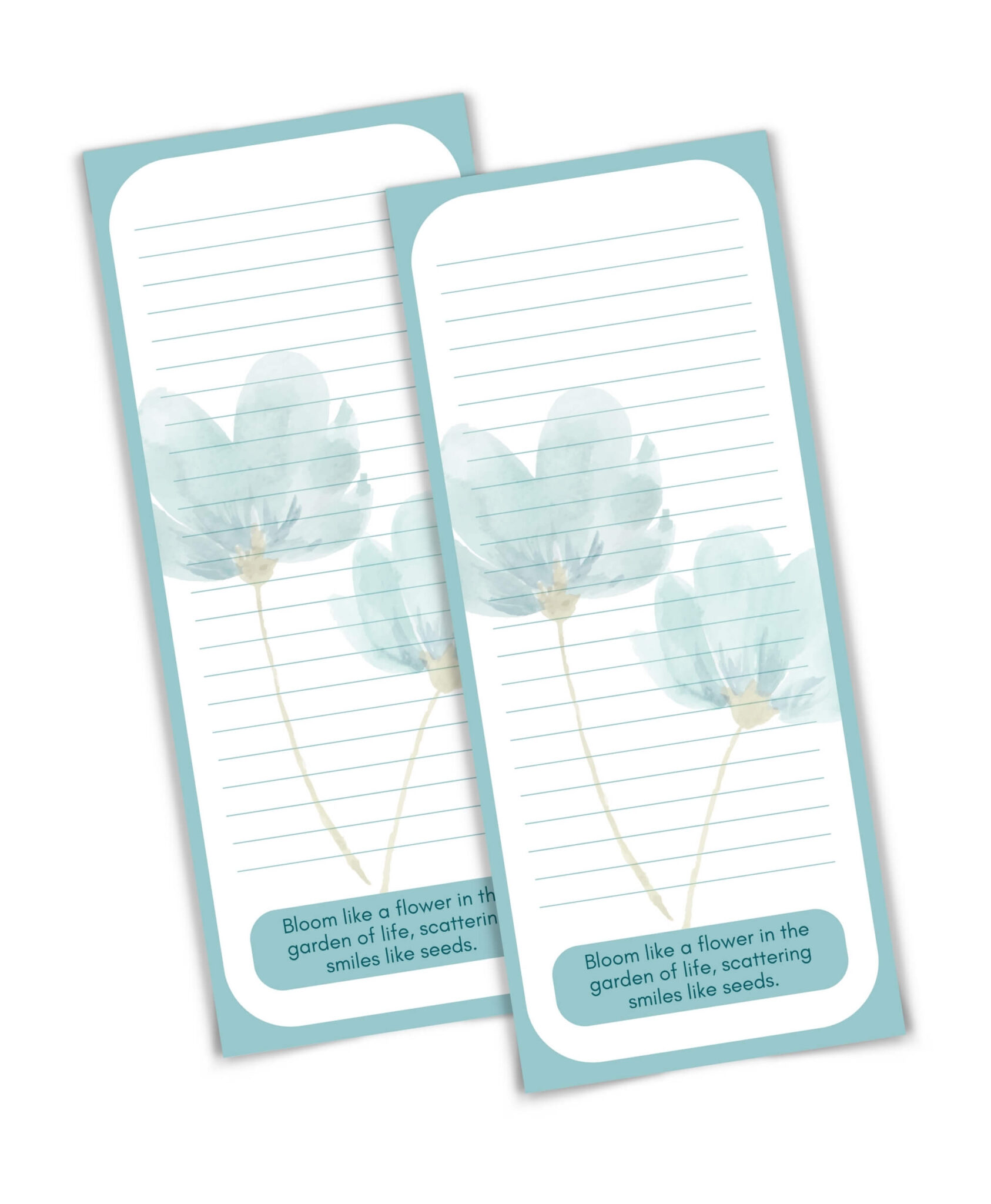 Bloom Like a Flower Notepad - Christian Motivational & Printable Products