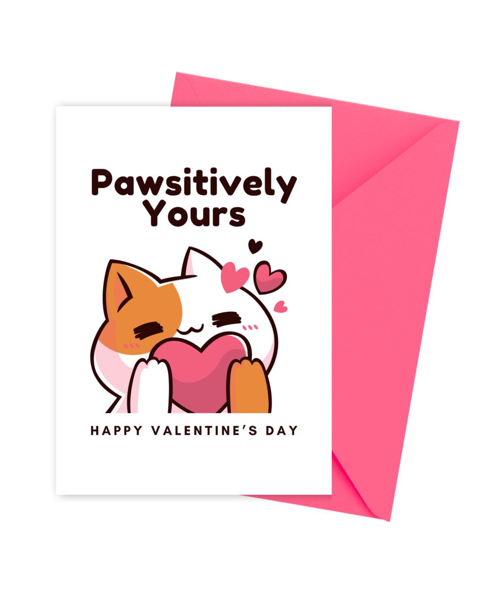 Pawsitively Yours Valentine’s Day Card – Christian Motivational ...