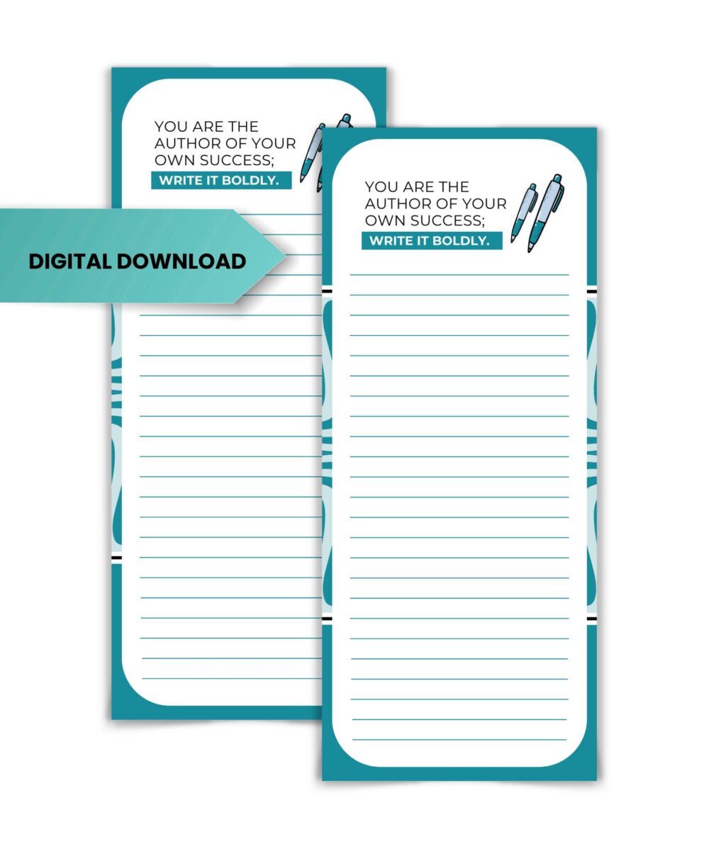 Blooming Flower Notepad - Christian Motivational & Printable Products