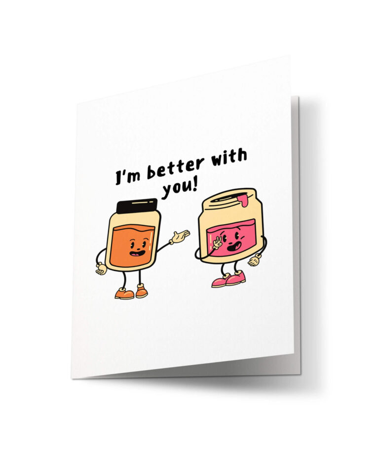 I’m Better With You Valentine Card – Christian Motivational & Printable ...