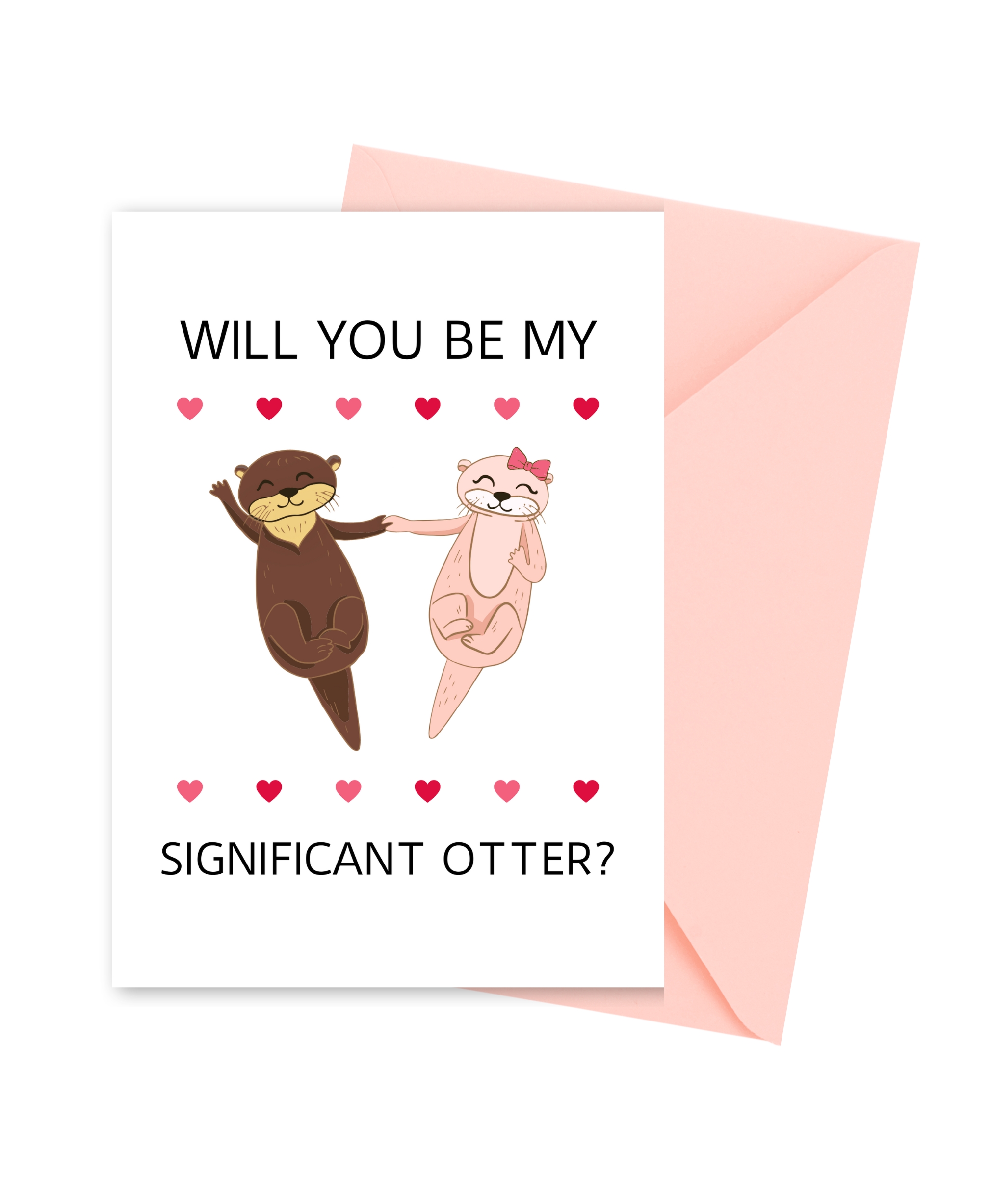 Will You Be My Significant Otter Valentine’s Day Card – Christian ...