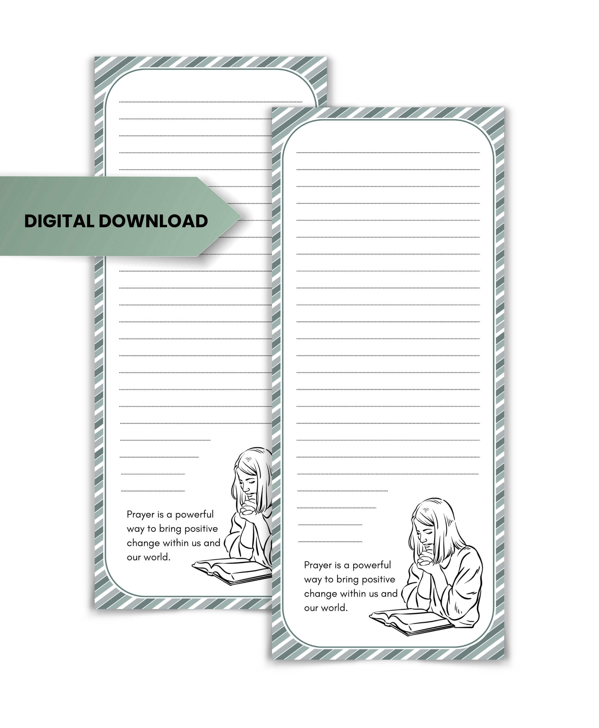 Power of Prayer Notepad - Christian Motivational & Printable Products
