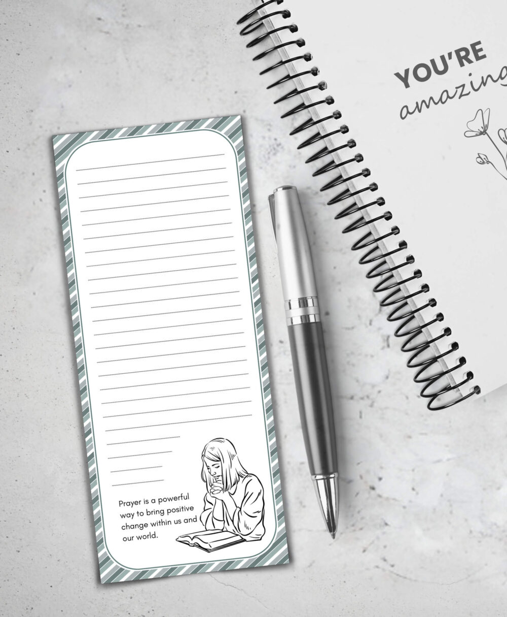 Power of Prayer Notepad - Christian Motivational & Printable Products