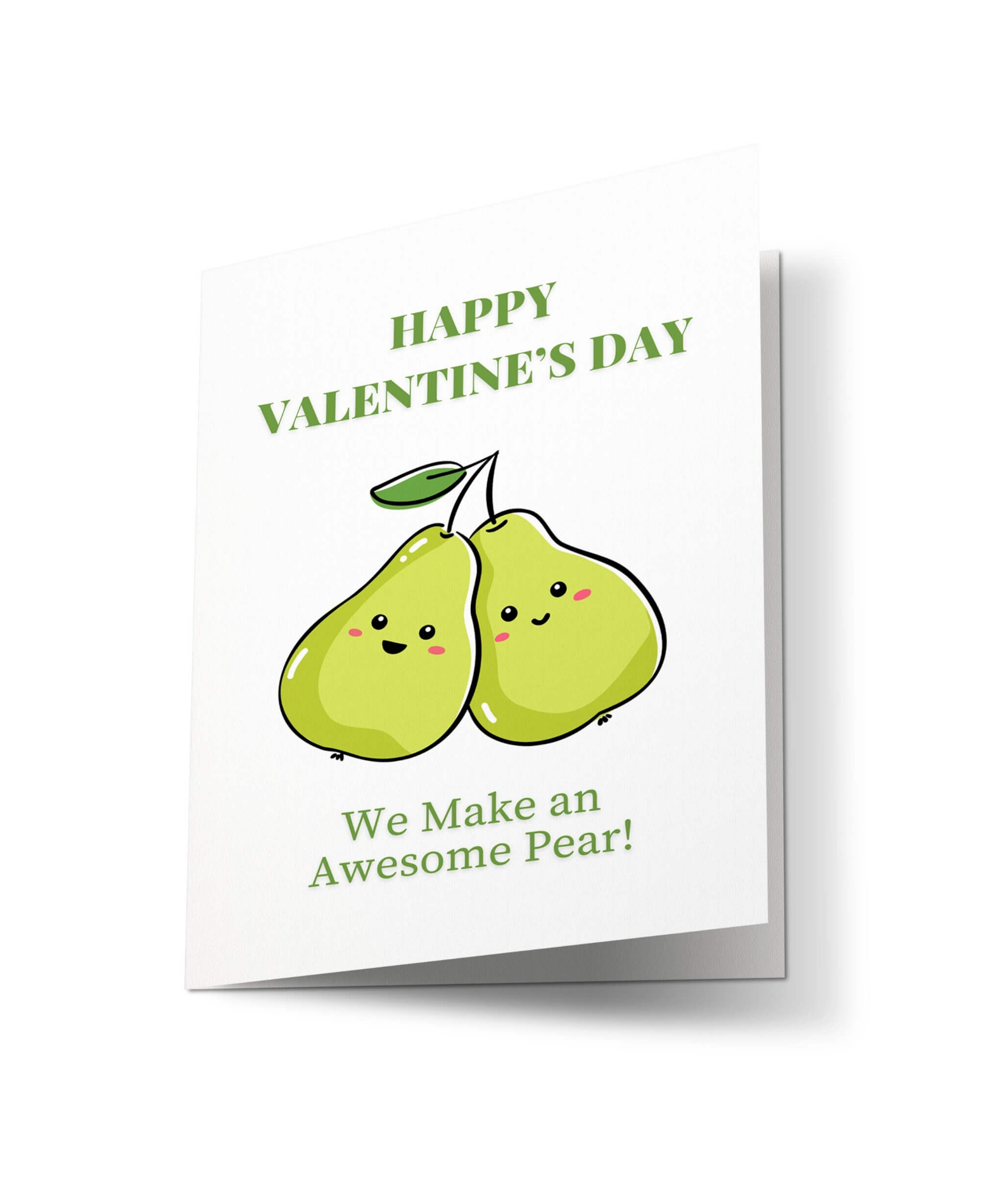 We Make An Awesome Pear Valentine Card - Christian Motivational ...