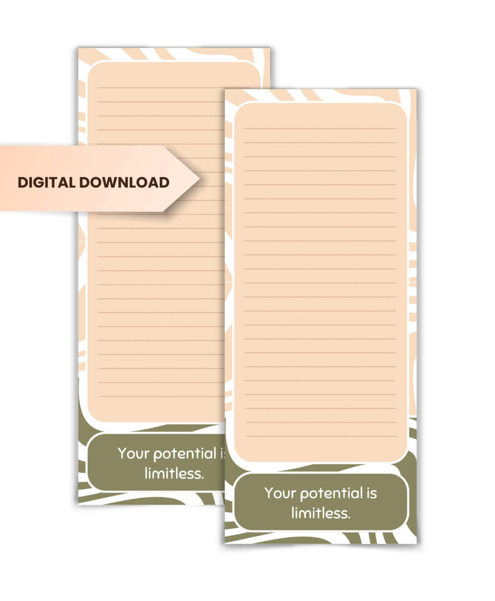 Bloom Like a Flower Notepad - Christian Motivational & Printable Products