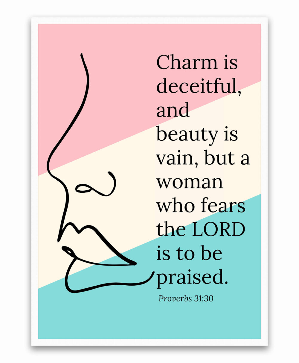 The Ten Commandments Wall Art – Christian Motivational & Printable Products