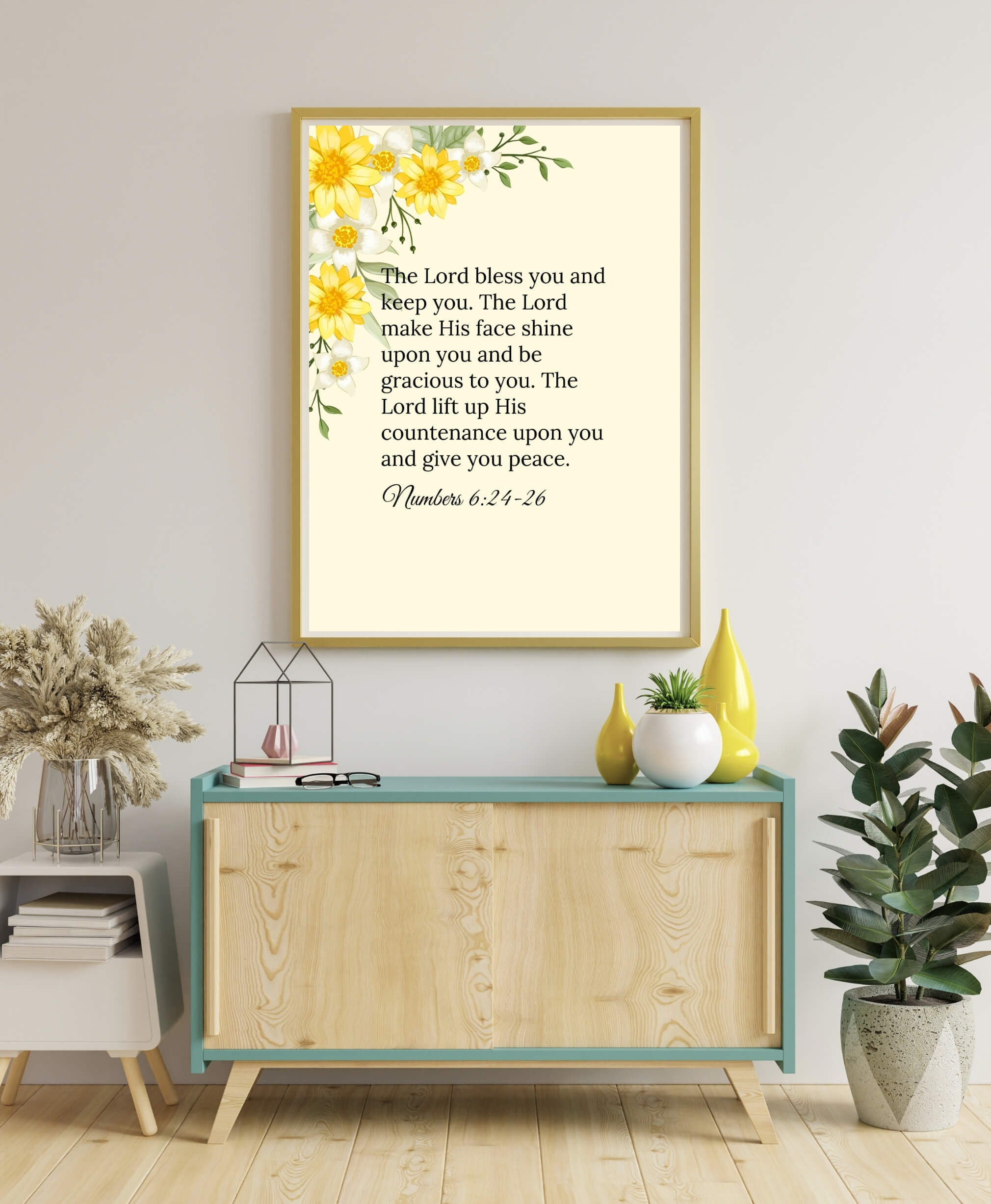Numbers 6:24-26 Wall Art – Christian Motivational & Printable Products