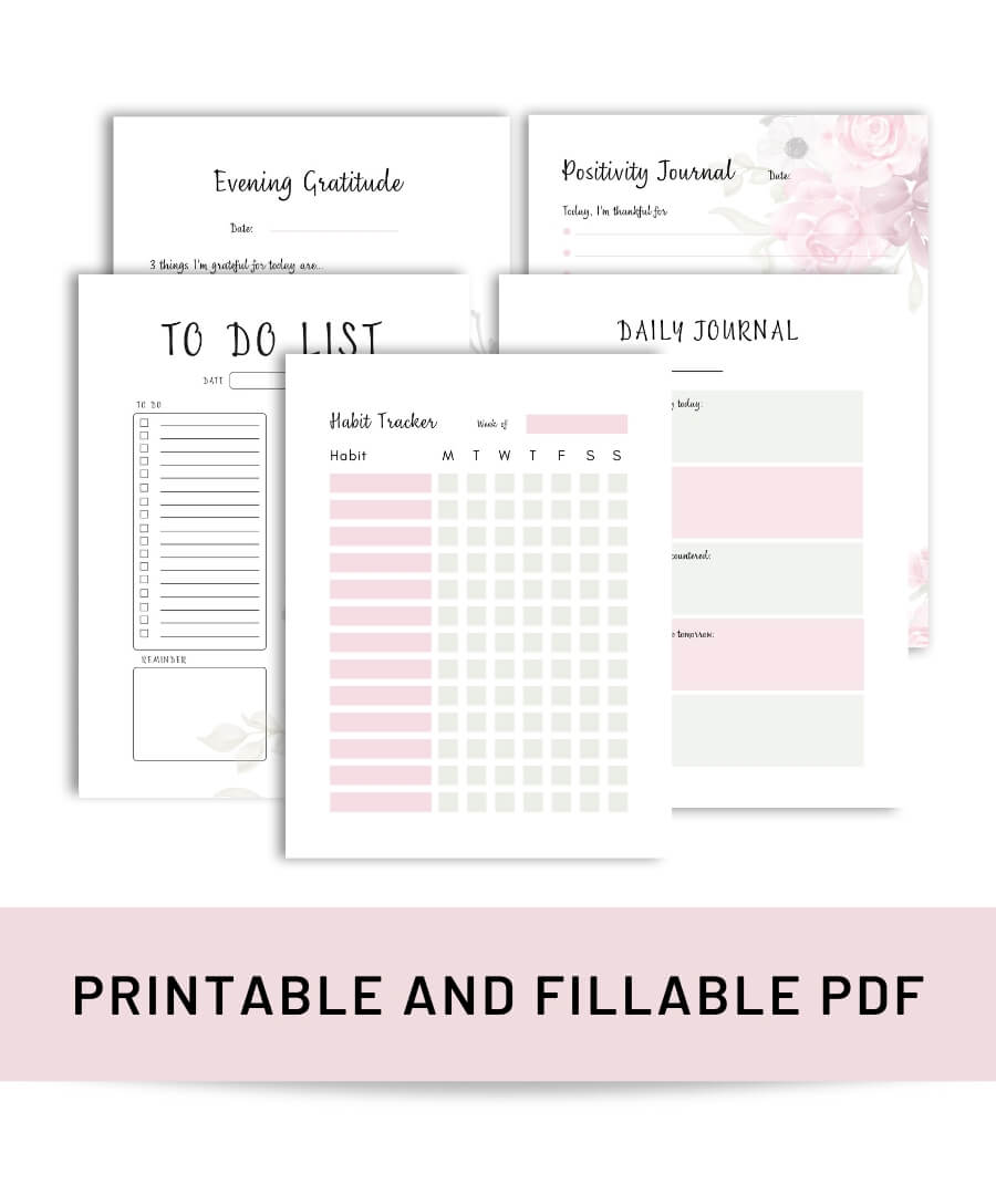 Positivity Journal Bundle – Christian Motivational & Printable Products