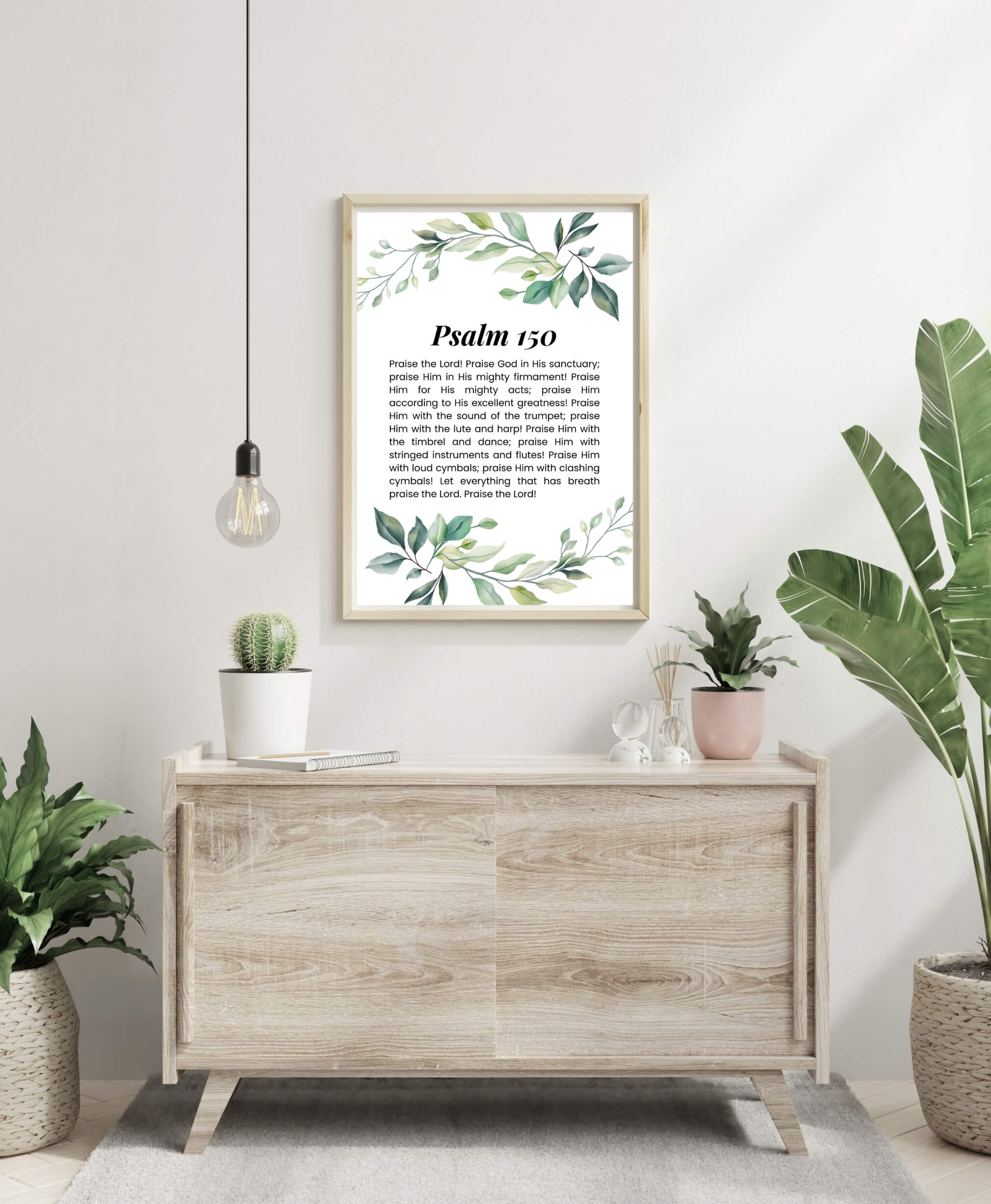 Psalm 150 Wall Art – Christian Motivational & Printable Products