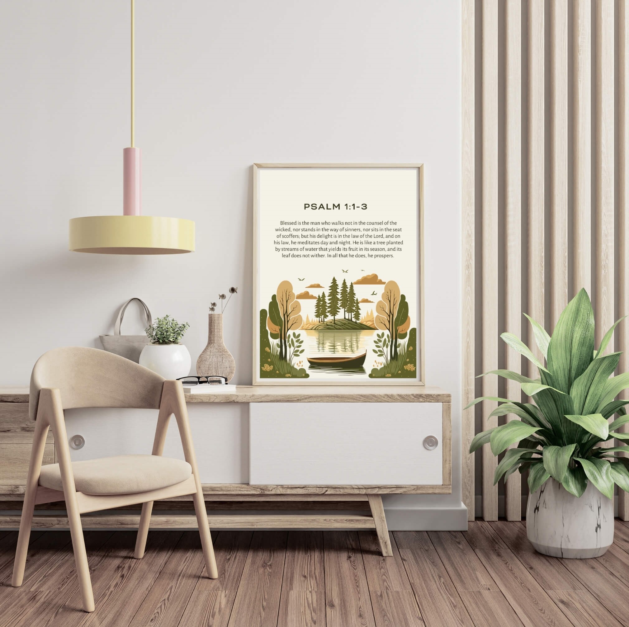 Psalm 1:1-3 Wall Art – Christian Motivational & Printable Products