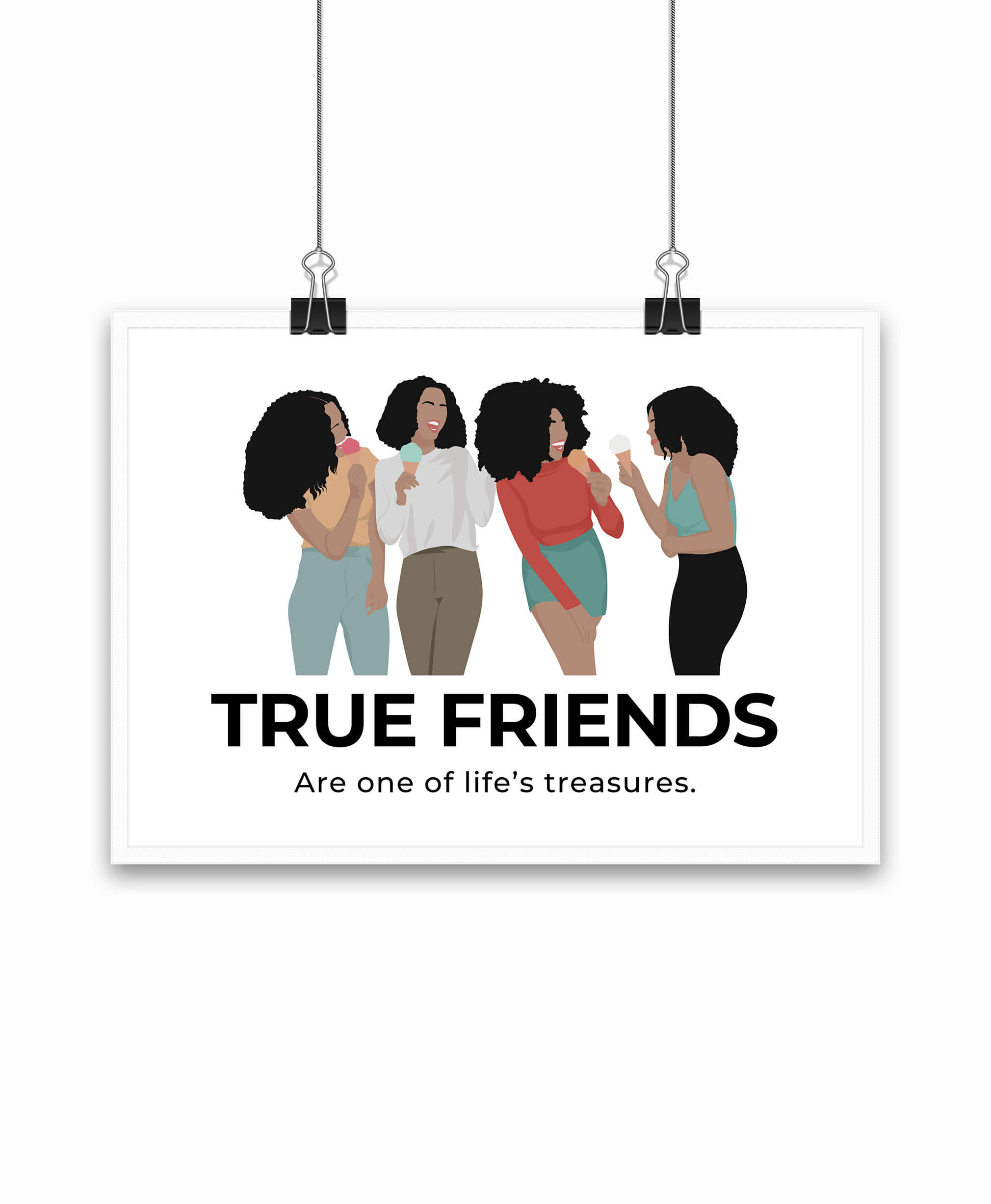 True Friends Friendship Wall Art – Christian Motivational & Printable ...