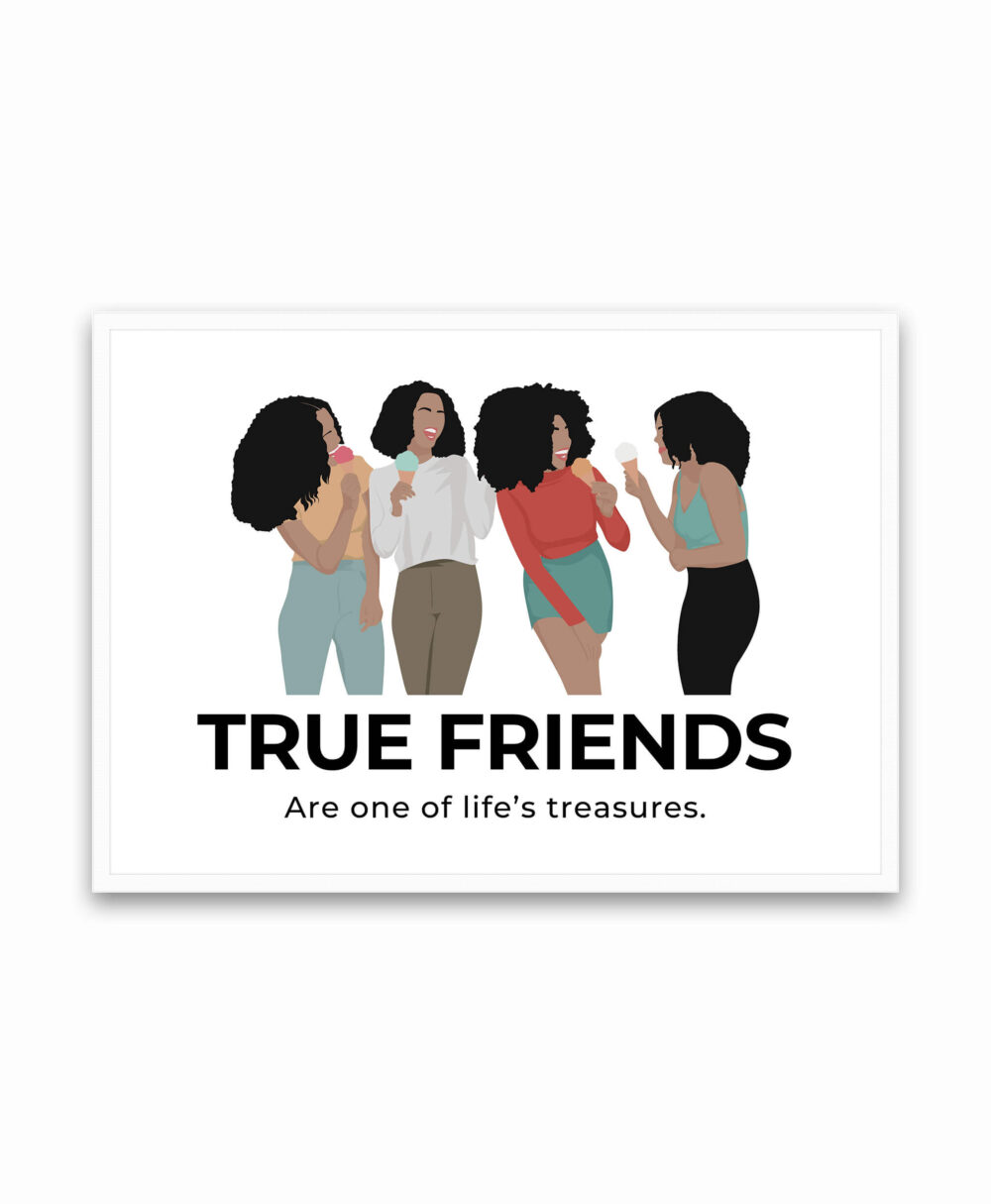 True Friends Friendship Wall Art – Christian Motivational & Printable ...
